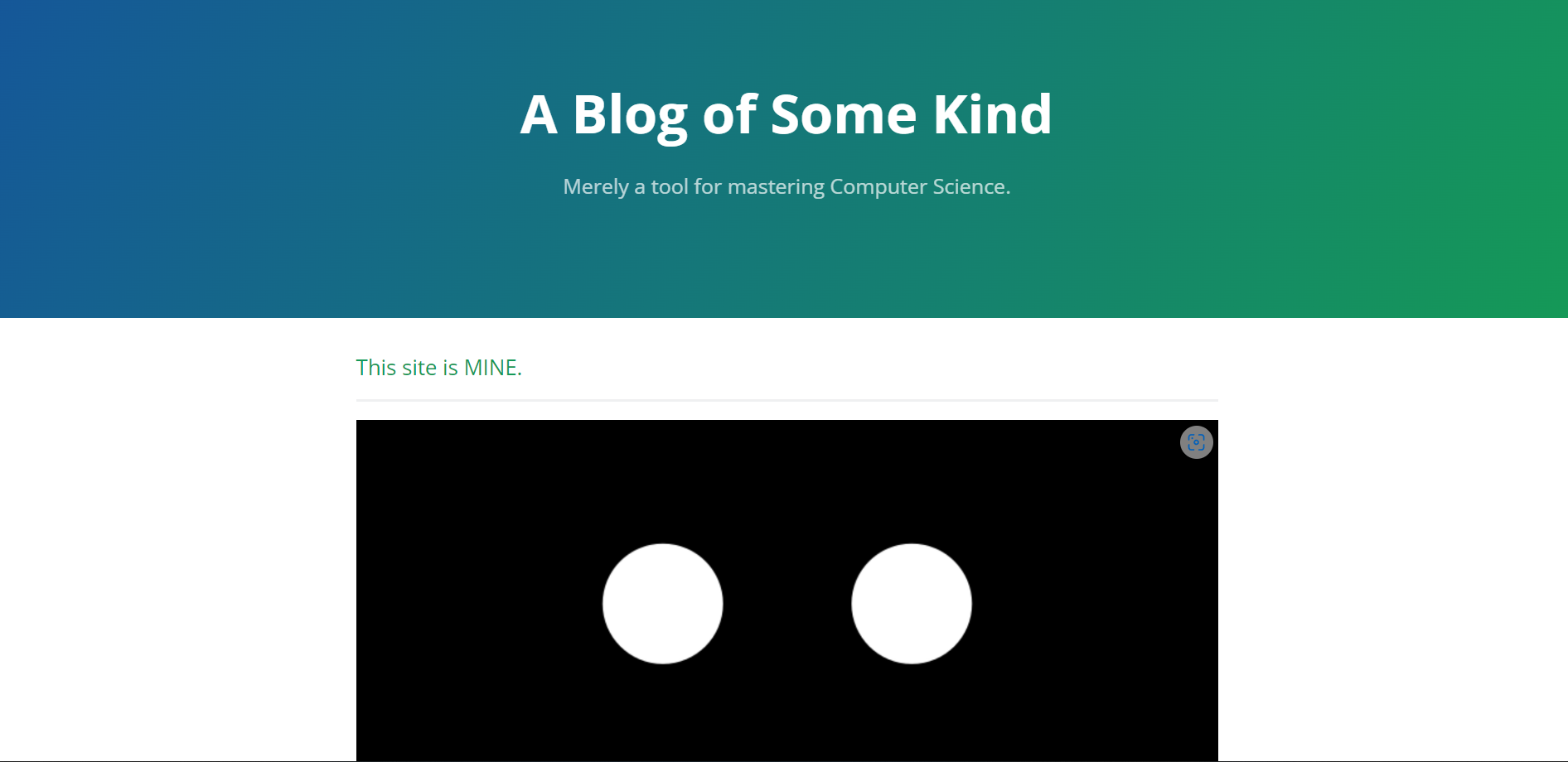 Changing The Theme Effects A Blog Of Some Kind